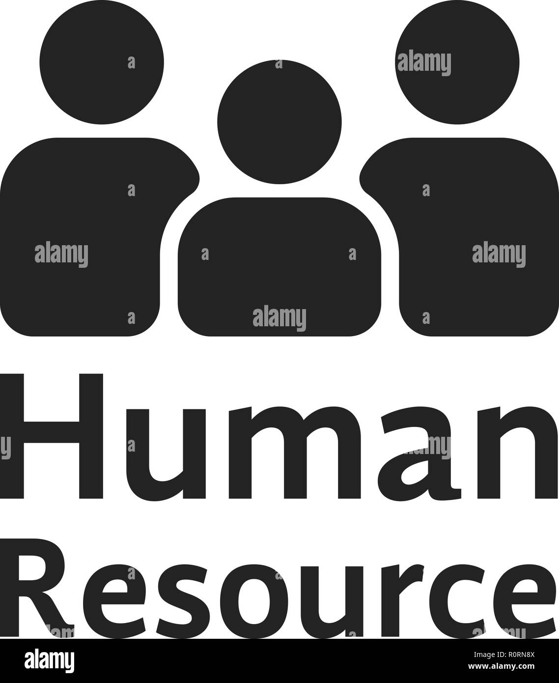 Human resource logo Black and White Stock Photos & Images - Alamy