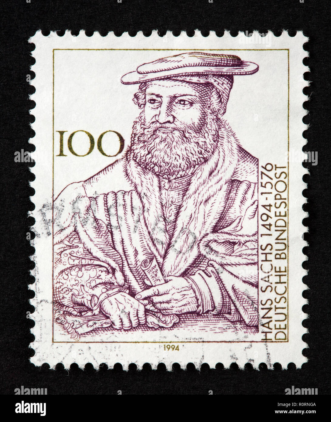 German postage stamp Stock Photo - Alamy