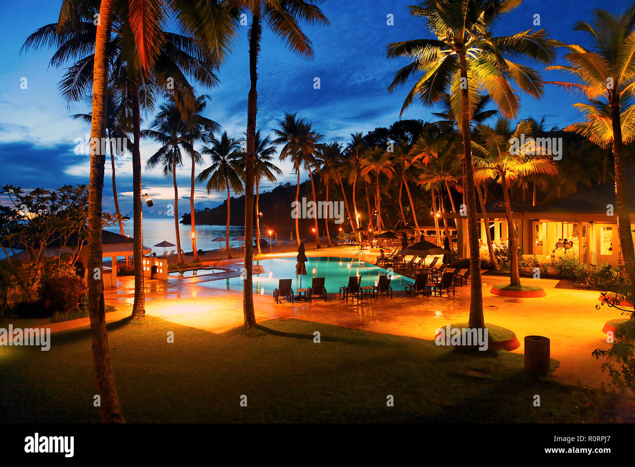 Illuminated pool hi-res stock photography and images - Alamy