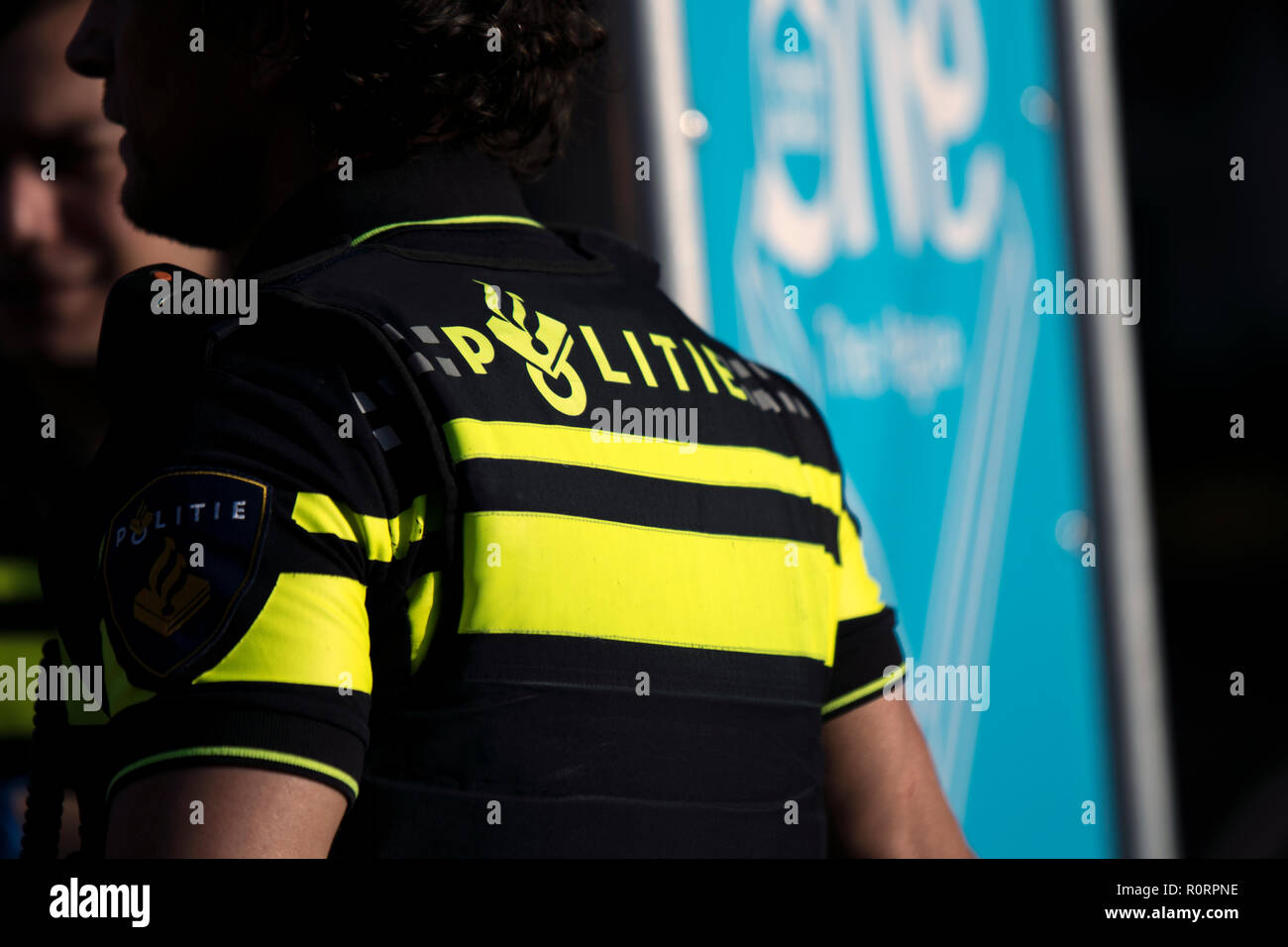 Back of dutch policeman hi-res stock photography and images - Alamy