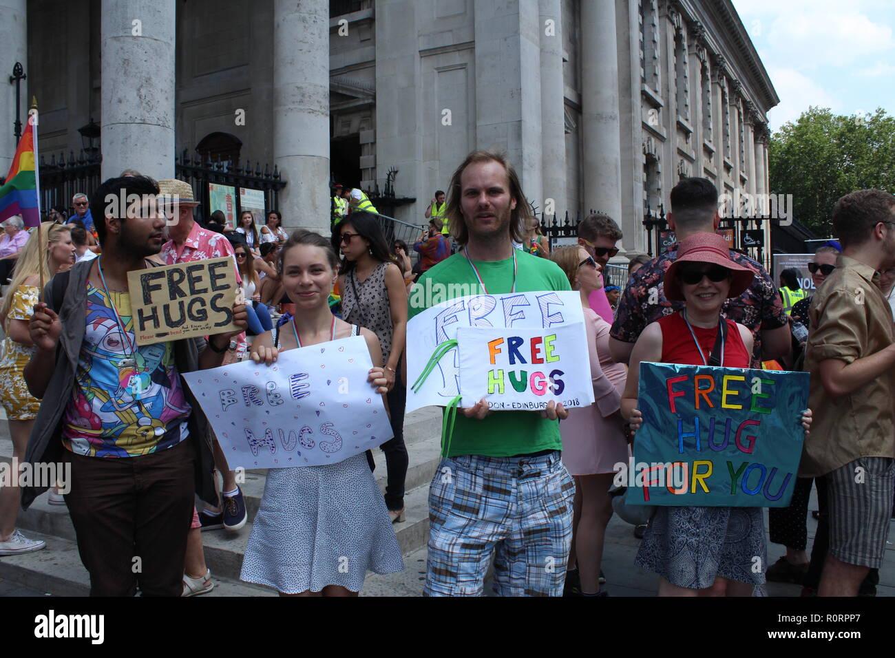 free Hugs London Pride Stock Photo - Alamy