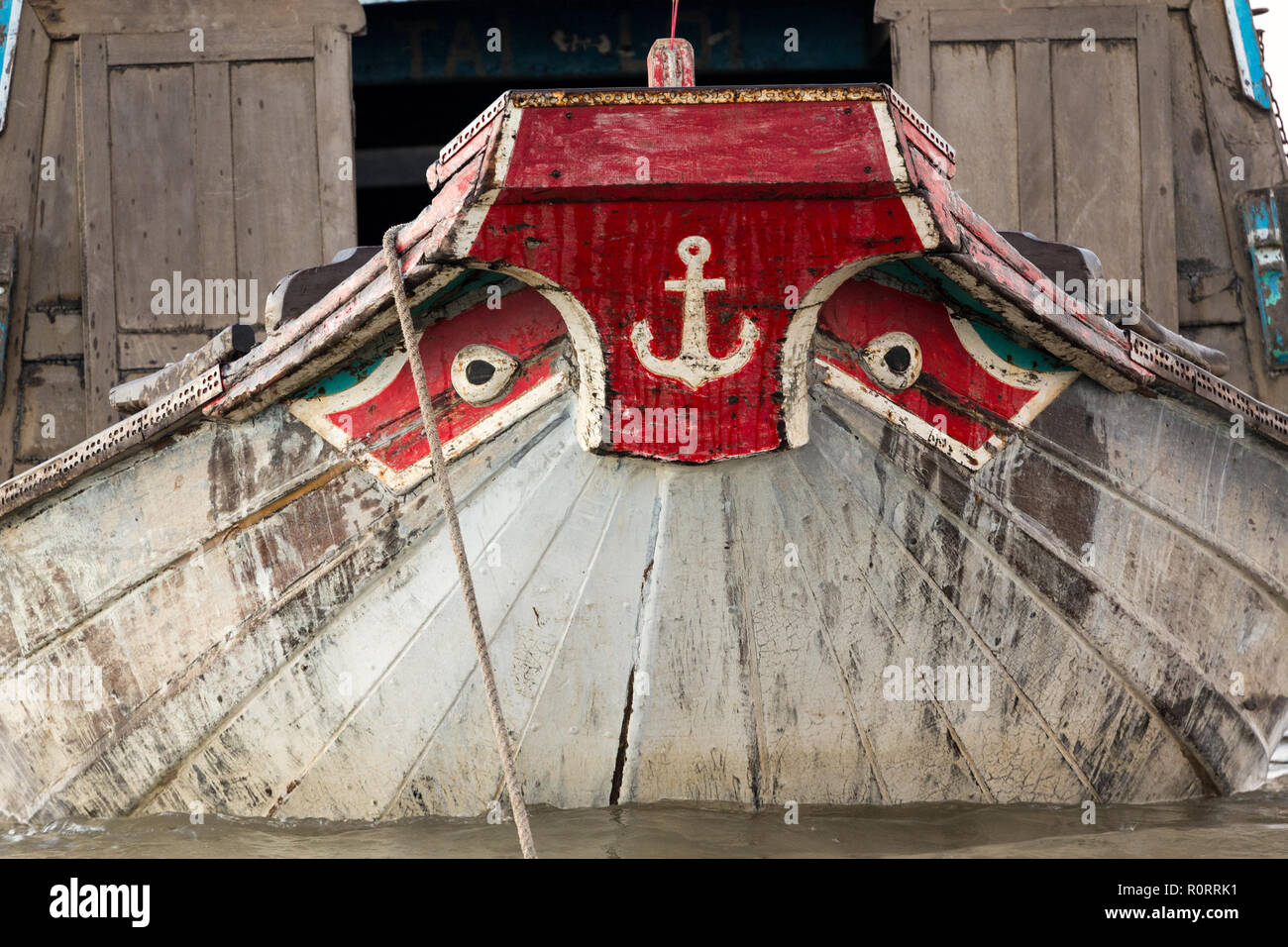 Vietnam boat eyes hi-res stock photography and images - Alamy