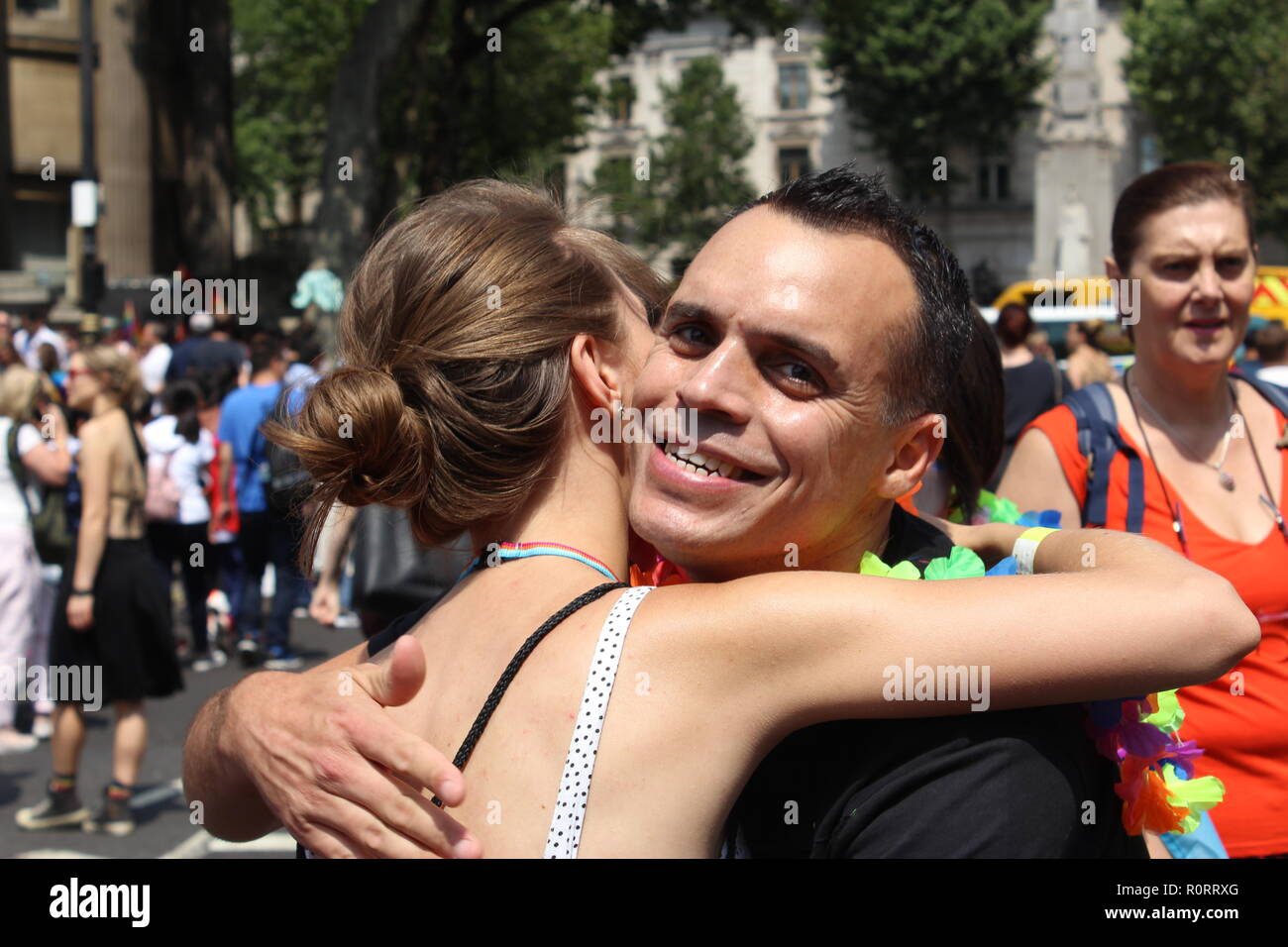 free Hugs London Pride Stock Photo - Alamy