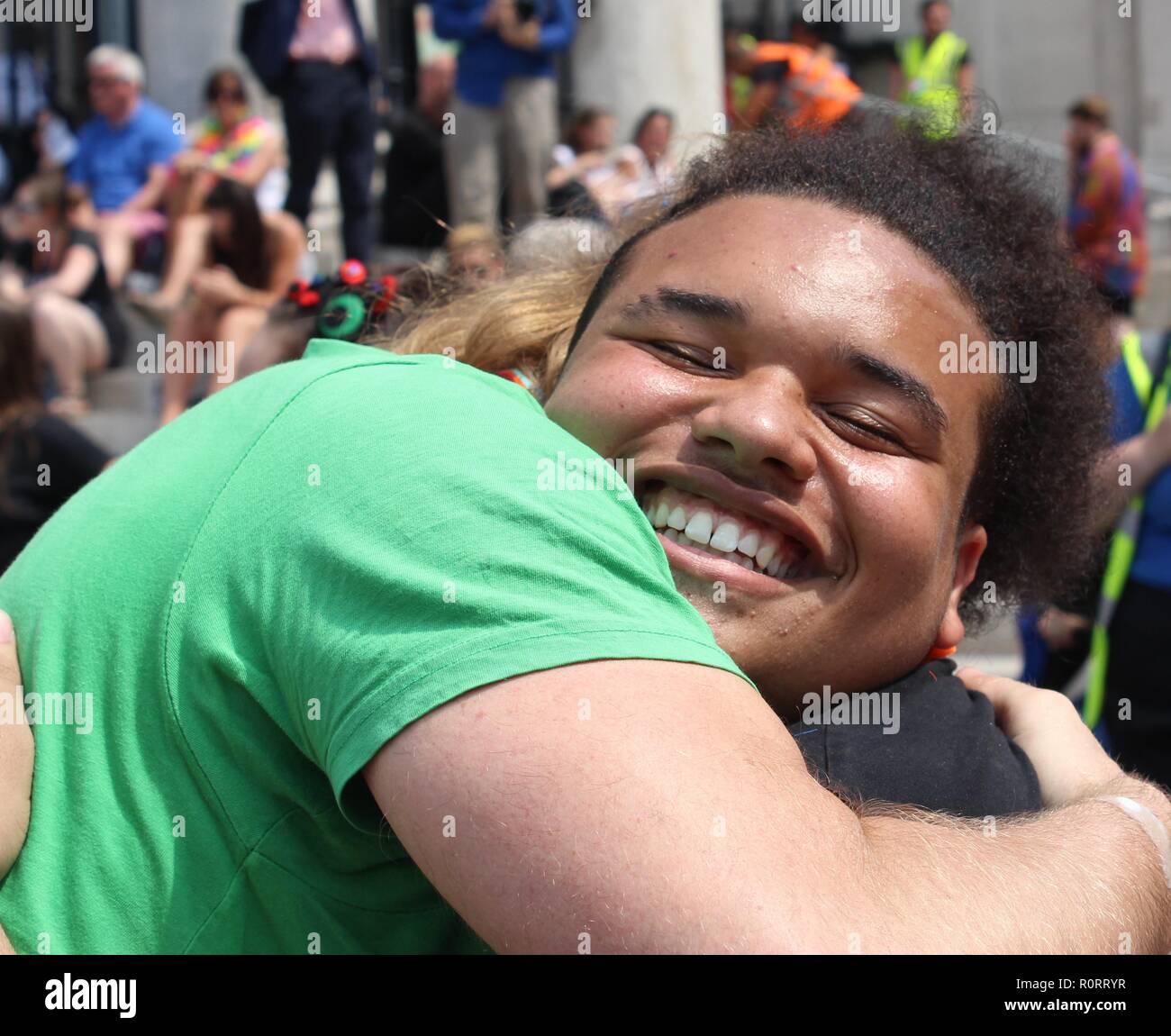 free Hugs London Pride Stock Photo - Alamy