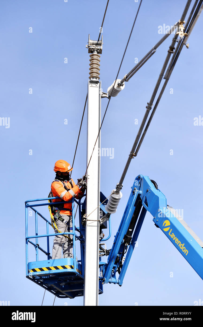 Worksite - France Stock Photo - Alamy