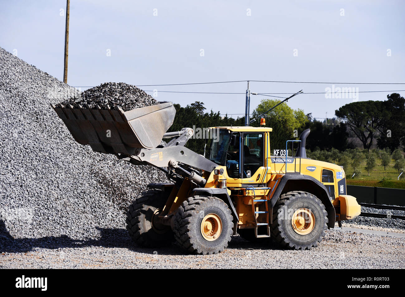 Worksite - France Stock Photo - Alamy