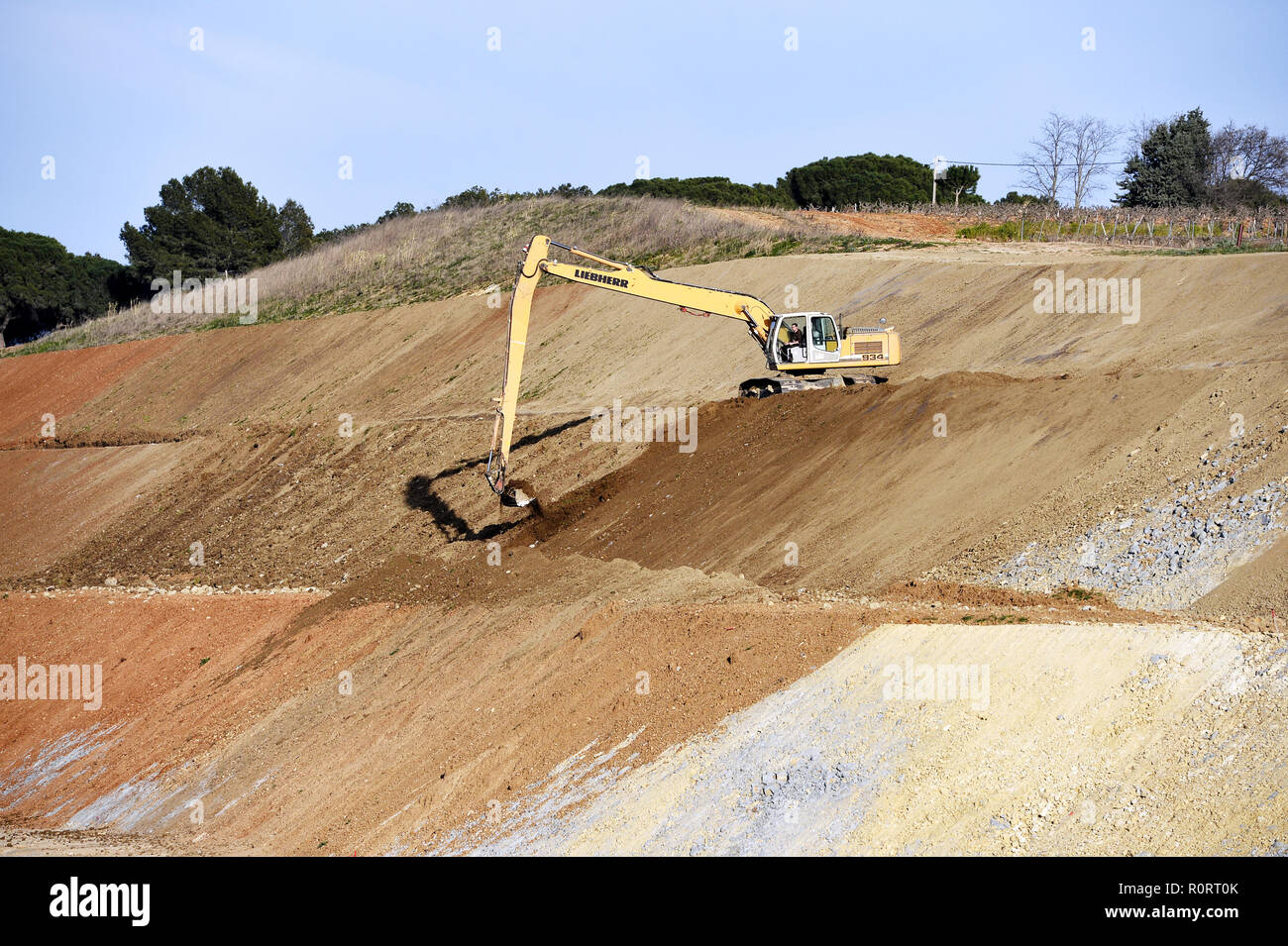 Worksite - France Stock Photo - Alamy