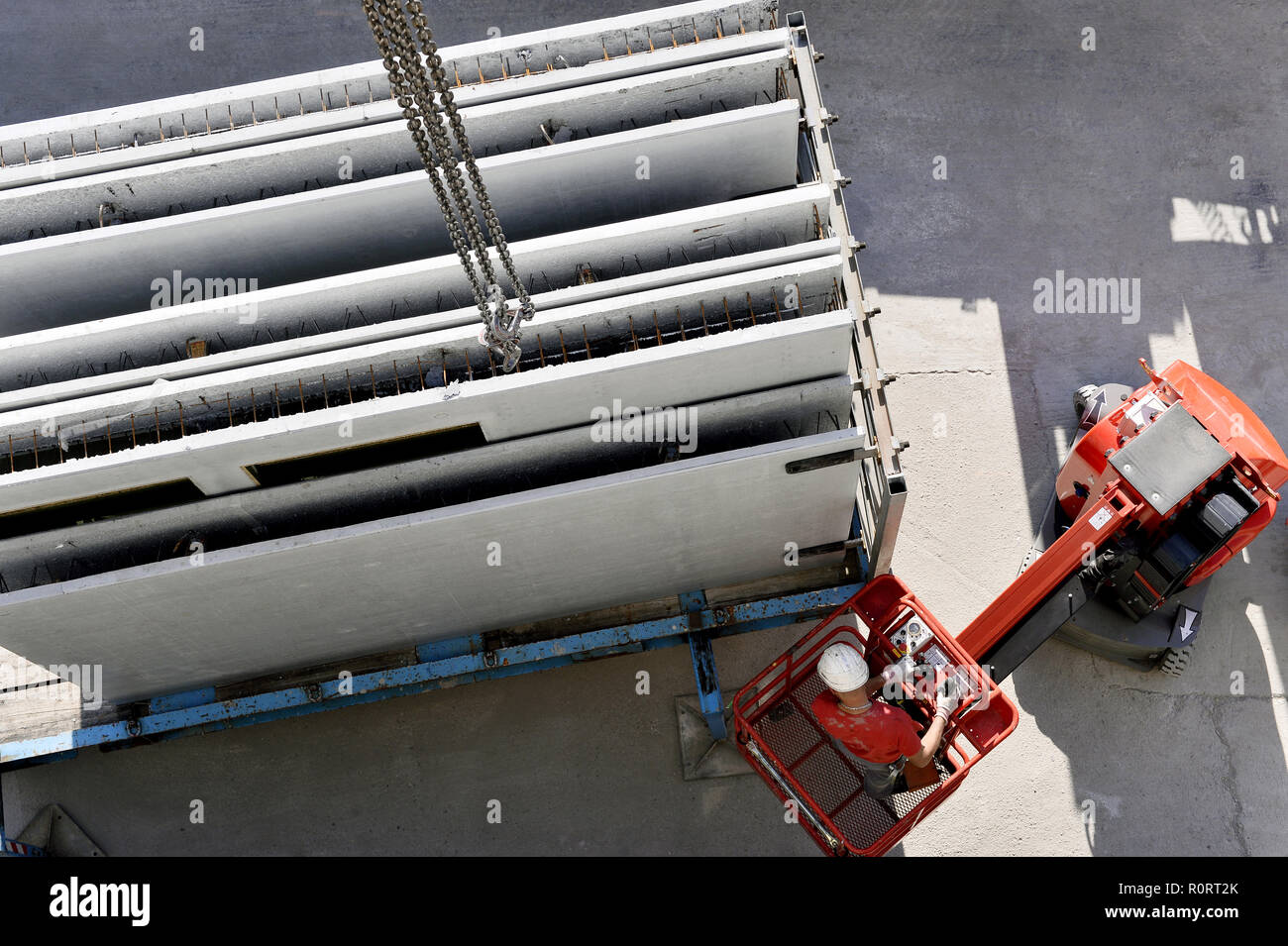Worksite - France Stock Photo - Alamy