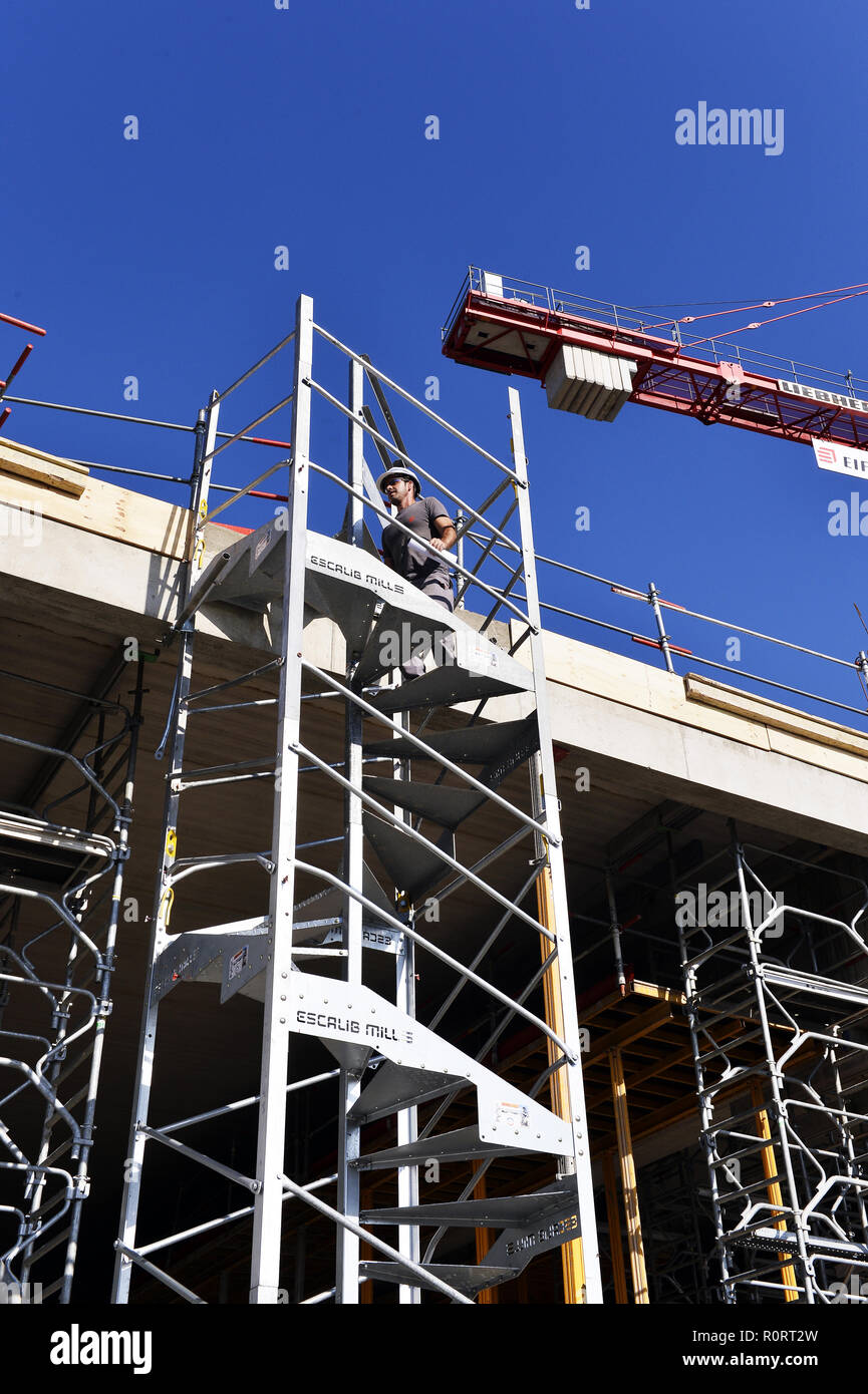 Worksite - France Stock Photo - Alamy