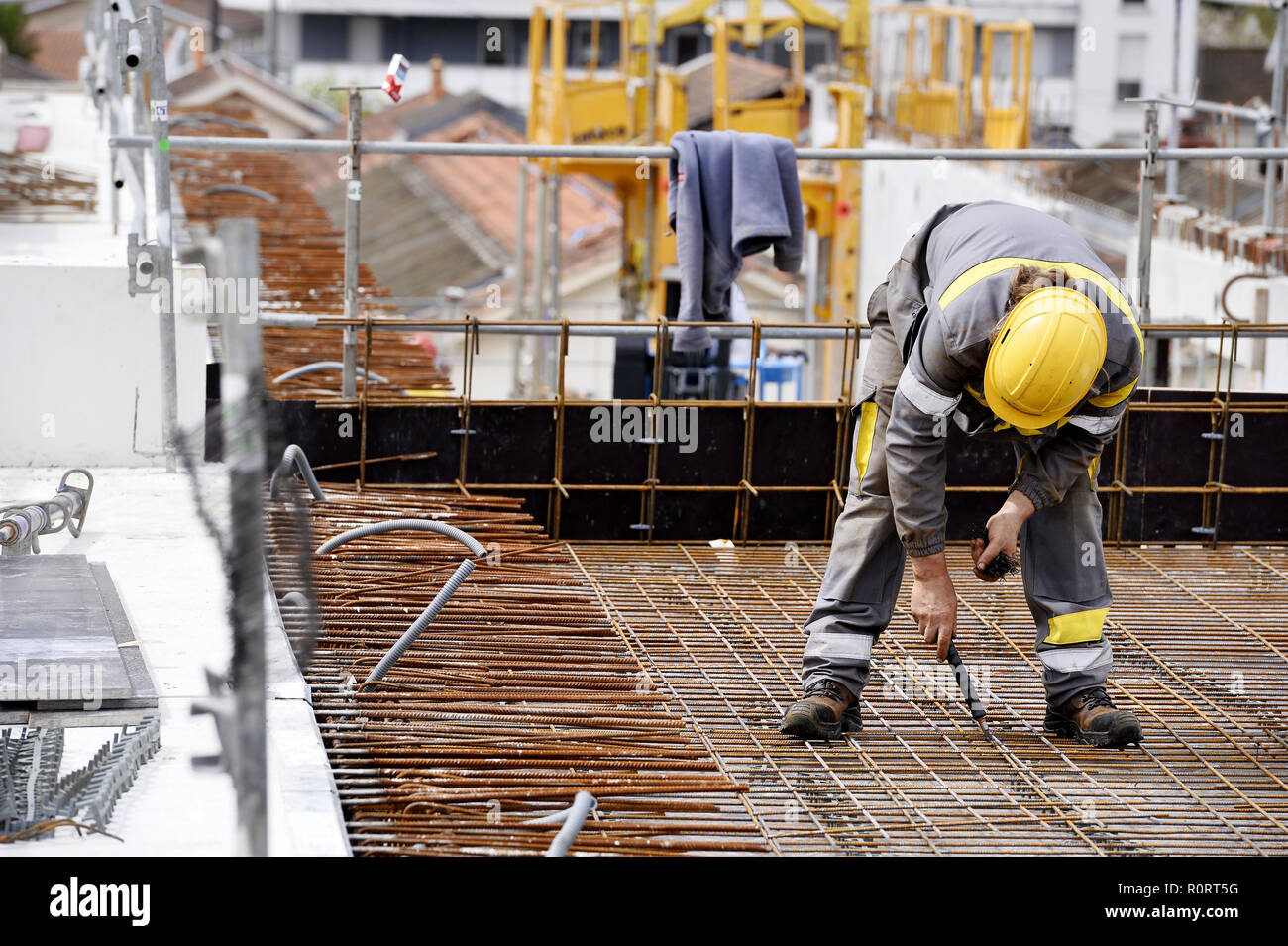 Worksite - France Stock Photo - Alamy