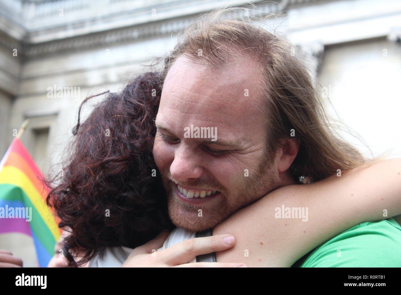 free Hugs London Pride Stock Photo - Alamy