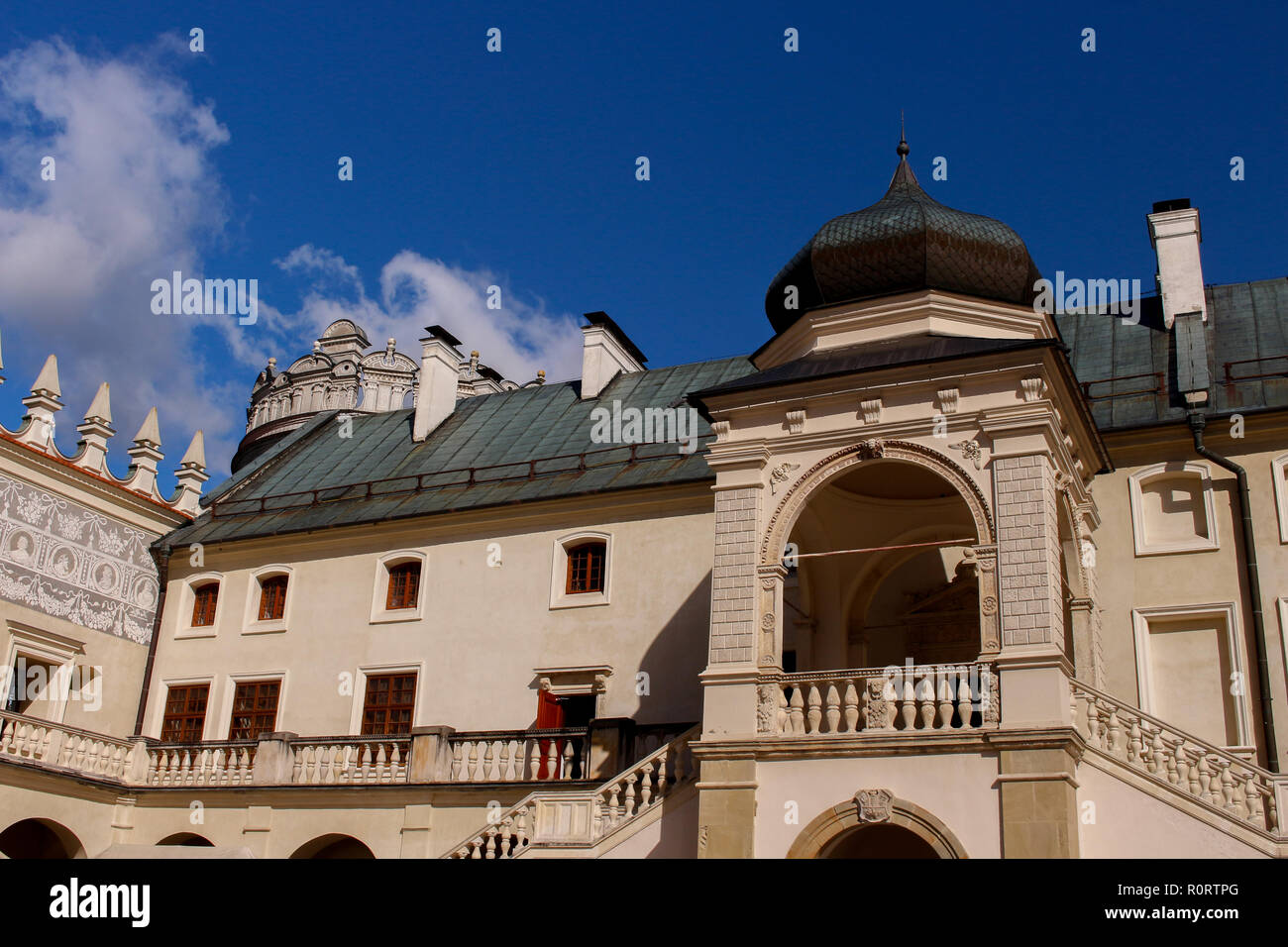 Krasiczyn, Poland. The castle was visited by many Polish kings ...