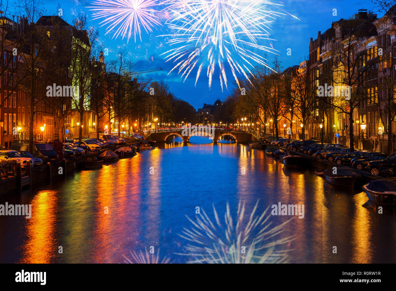 Amsterdam fireworks hi-res stock photography and images - Alamy
