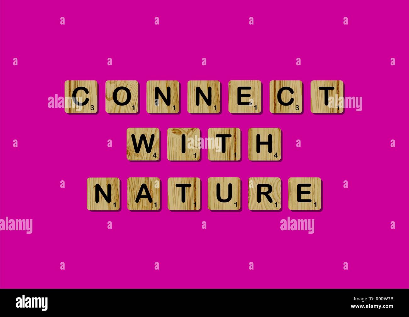 Scrabble tiles spells out Motivational quote Scrabble Blocks Letters ...