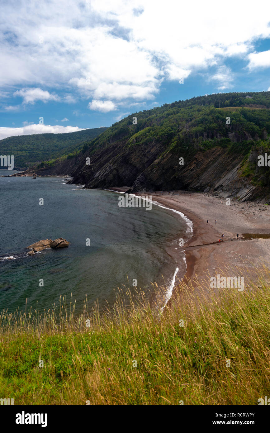 View of the beach at Meat Cove, Nova Scotia, Canada Stock Photo - Alamy