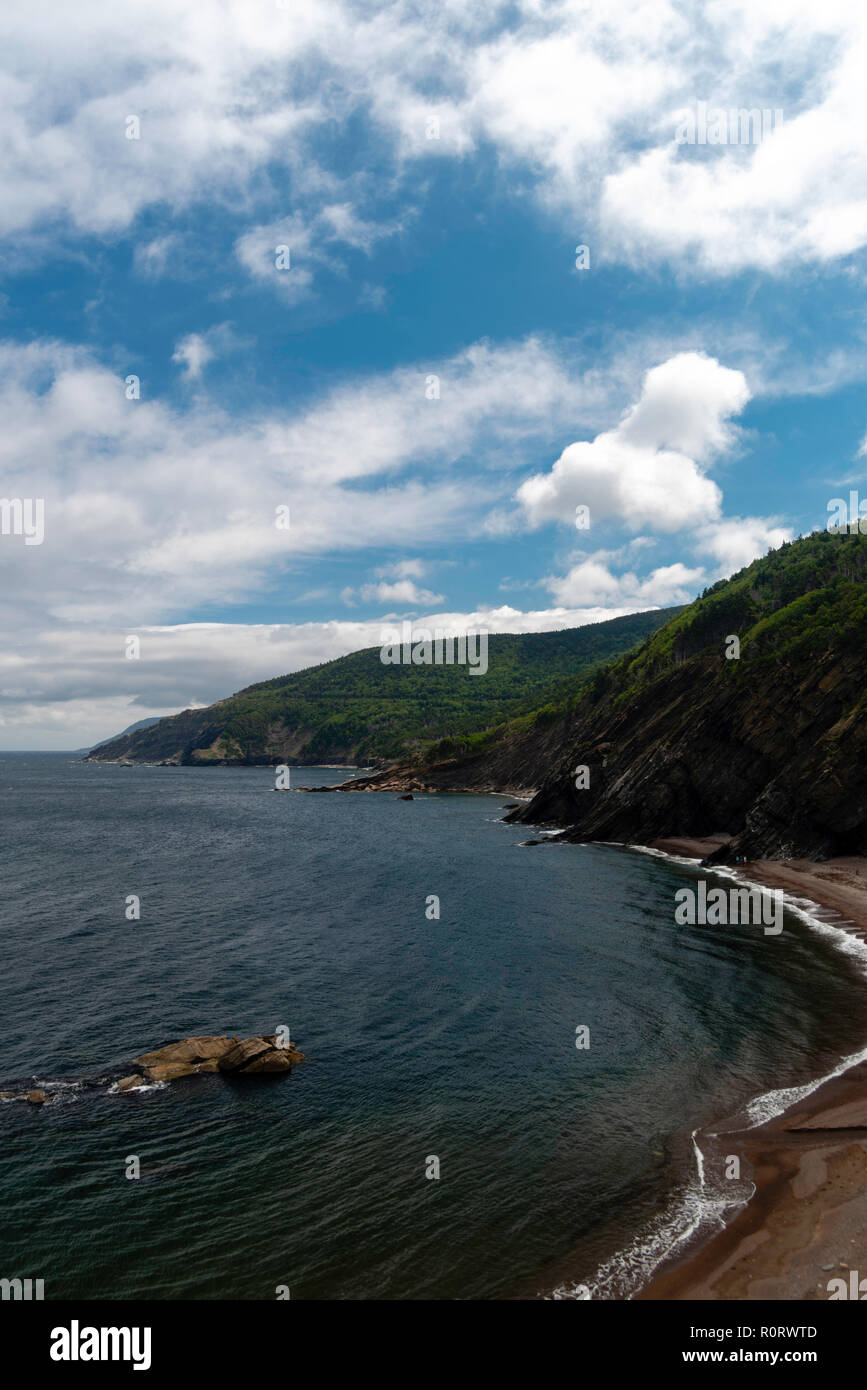 View of the beach at Meat Cove, Nova Scotia, Canada Stock Photo - Alamy