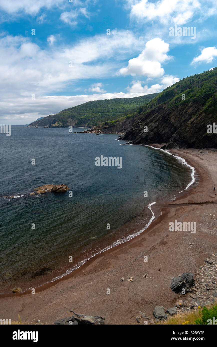 View of the beach at Meat Cove, Nova Scotia, Canada Stock Photo - Alamy