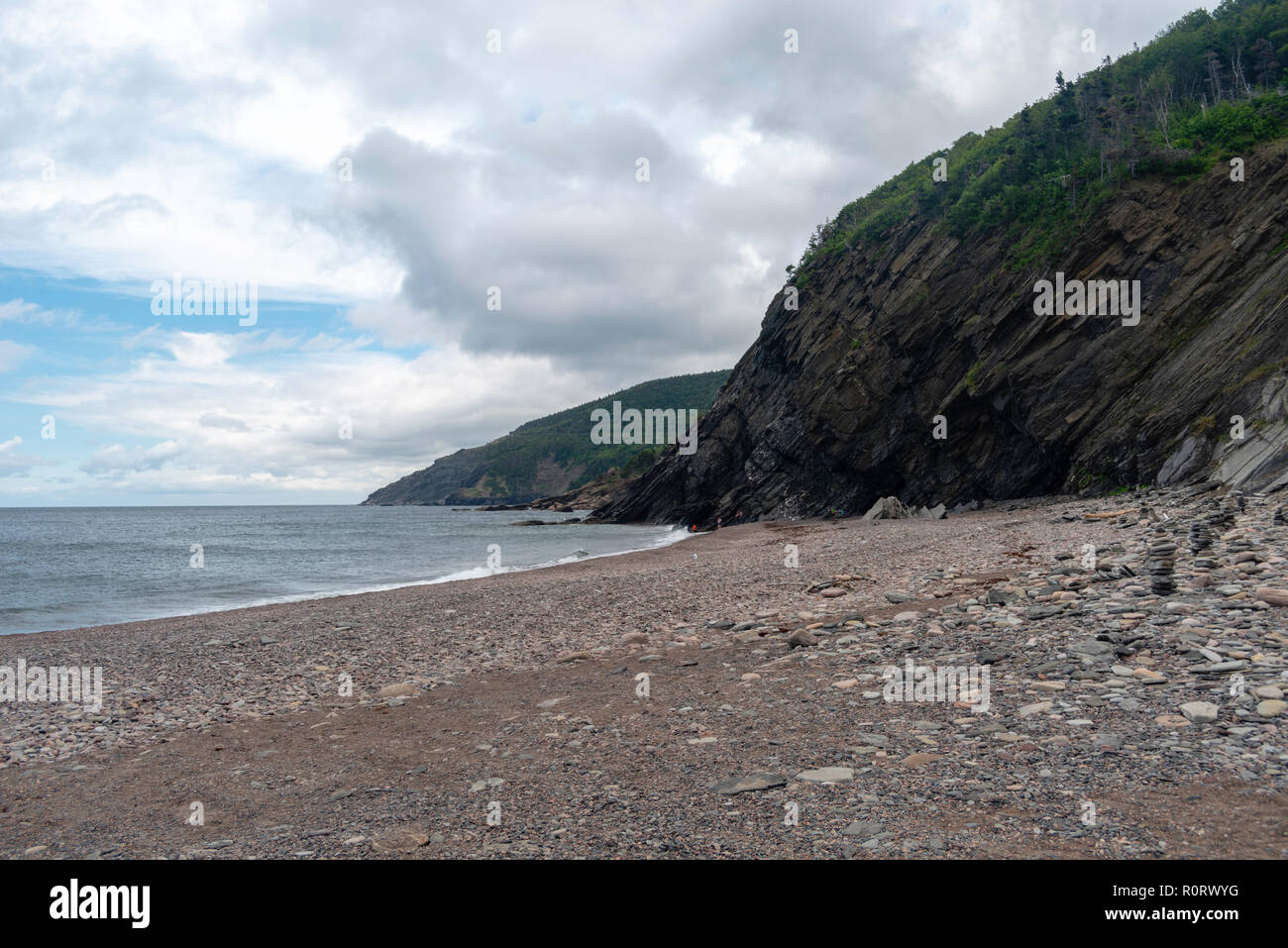 View of the beach at Meat Cove, Nova Scotia, Canada Stock Photo - Alamy