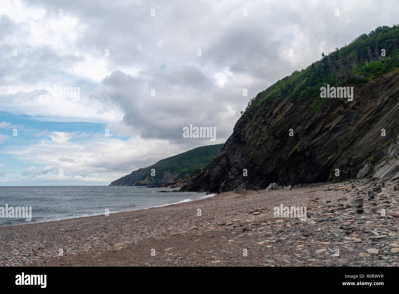 View of the beach at Meat Cove, Nova Scotia, Canada Stock Photo - Alamy