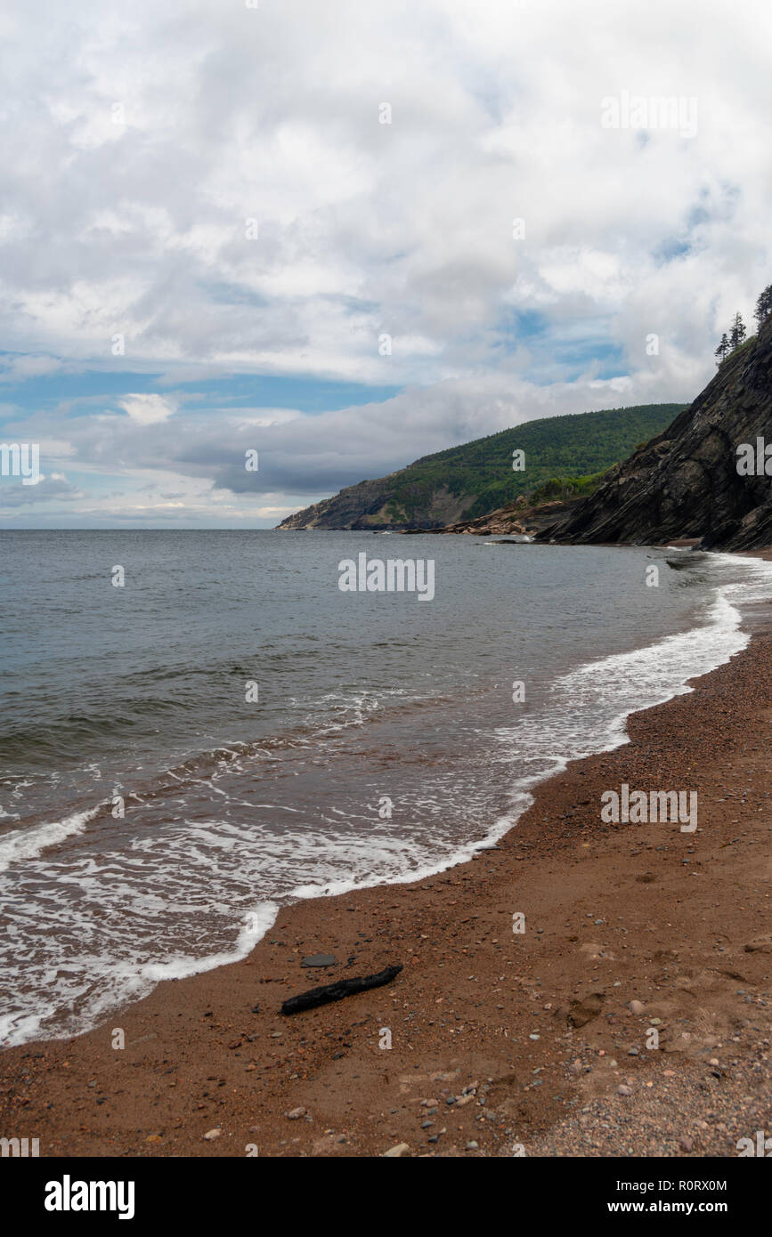 View of the beach at Meat Cove, Nova Scotia, Canada Stock Photo - Alamy