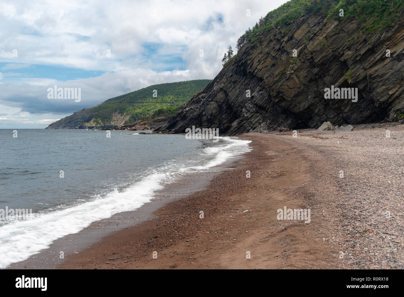 View of the beach at Meat Cove, Nova Scotia, Canada Stock Photo - Alamy
