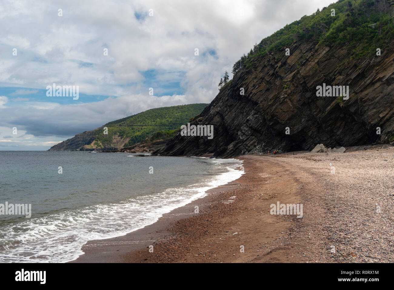 View of the beach at Meat Cove, Nova Scotia, Canada Stock Photo - Alamy