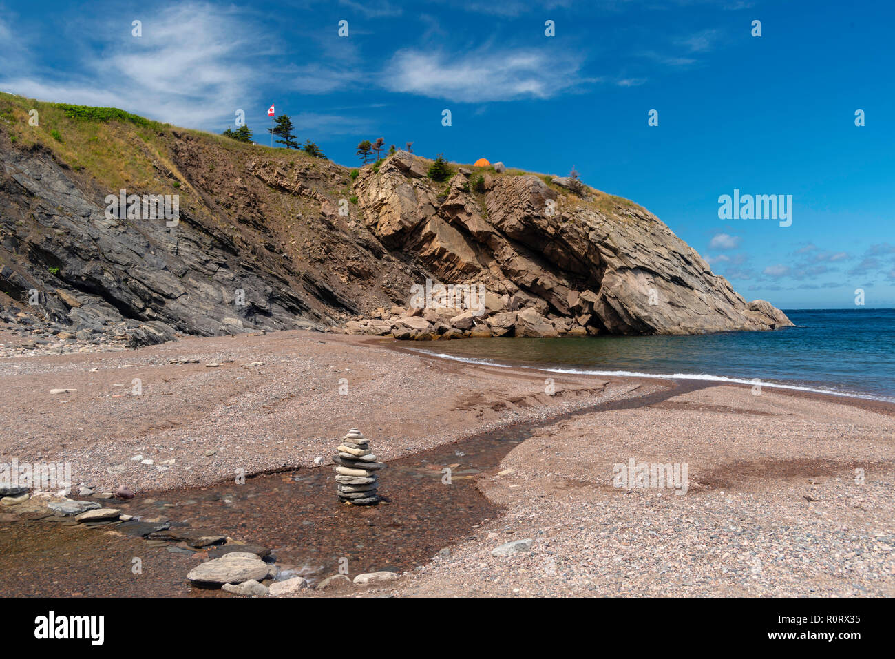View of the beach at Meat Cove, Nova Scotia, Canada Stock Photo - Alamy