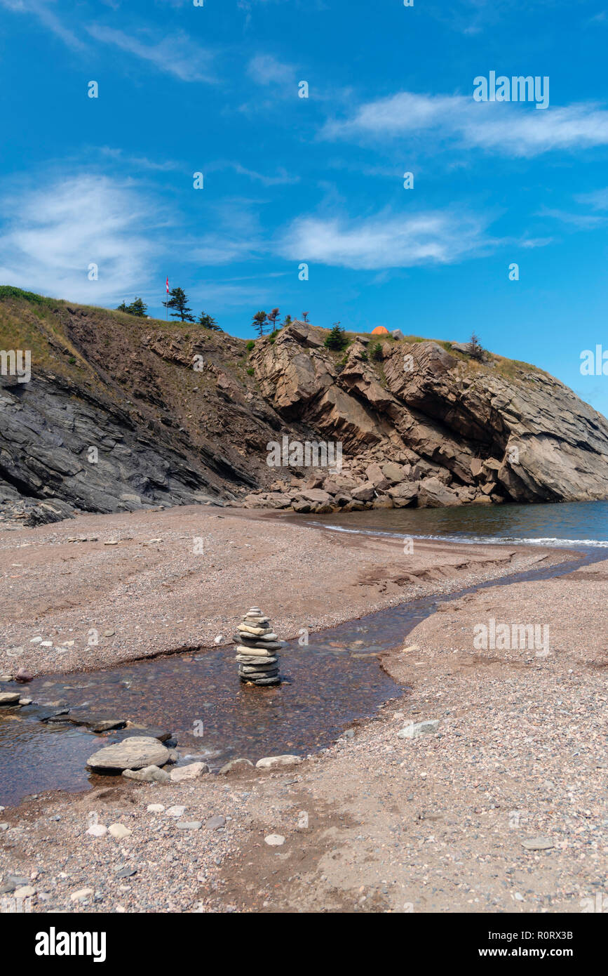 View of the beach at Meat Cove, Nova Scotia, Canada Stock Photo - Alamy