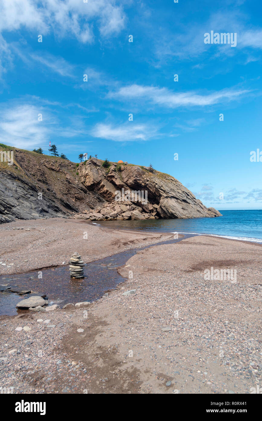 View of the beach at Meat Cove, Nova Scotia, Canada Stock Photo - Alamy