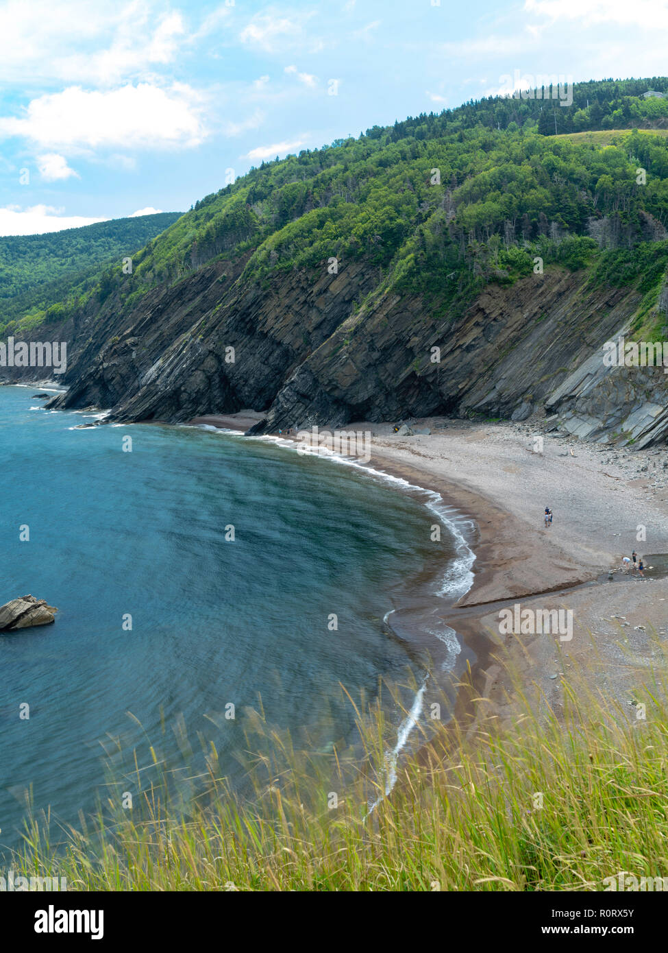 View of the beach at Meat Cove, Nova Scotia, Canada Stock Photo - Alamy