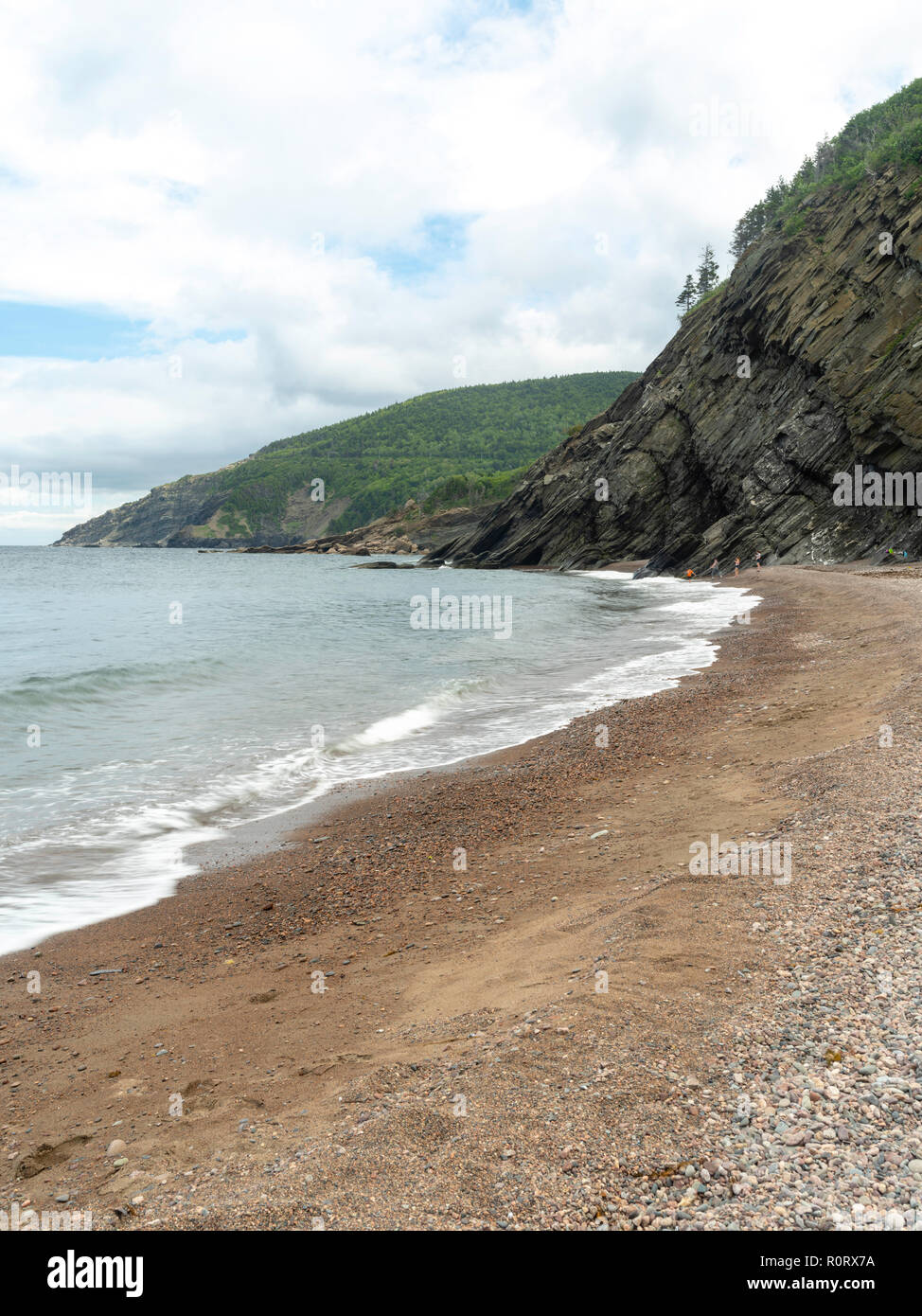 View of the beach at Meat Cove, Nova Scotia, Canada Stock Photo - Alamy