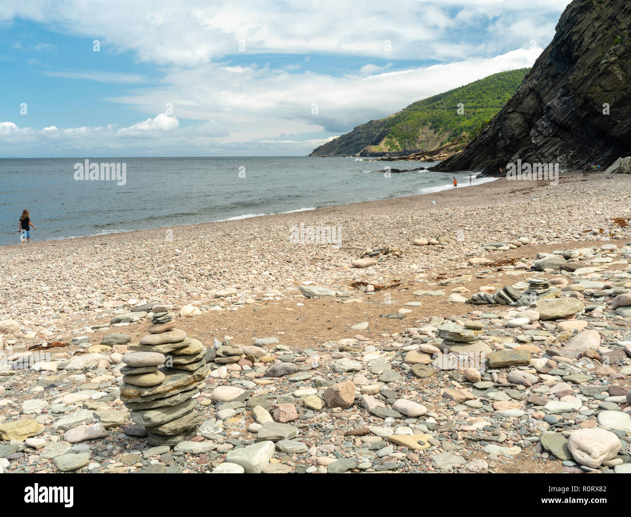 View of the beach at Meat Cove, Nova Scotia, Canada Stock Photo - Alamy