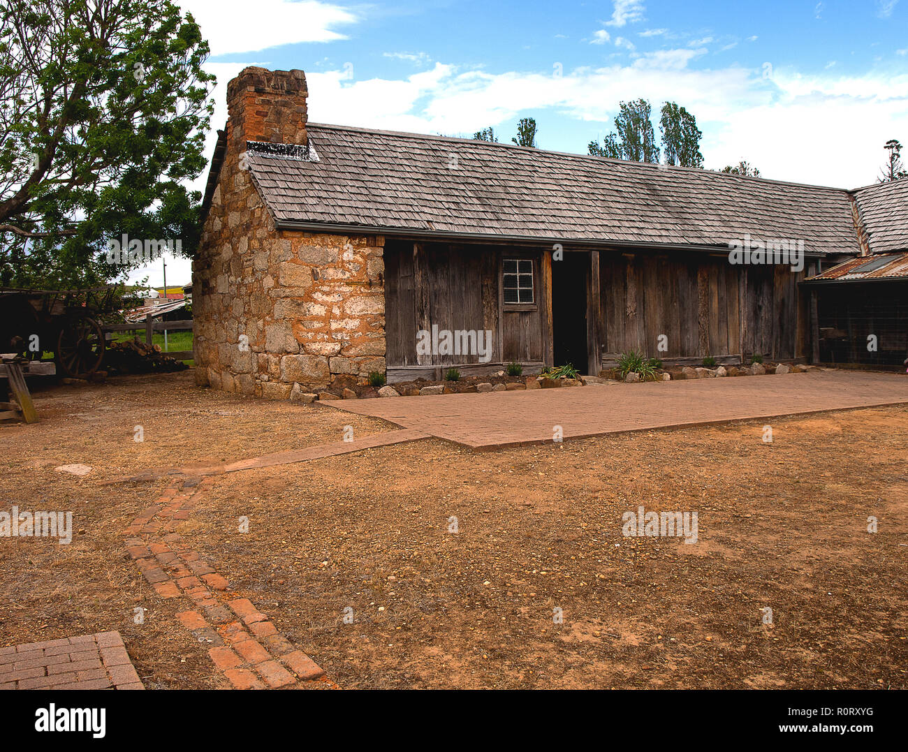 Early settlers hut hi-res stock photography and images - Alamy