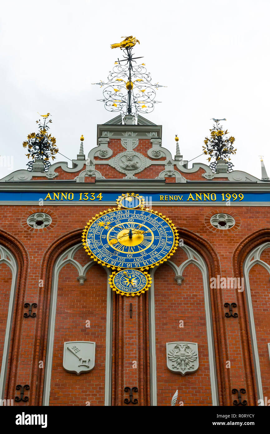 Riga clock hi-res stock photography and images - Alamy