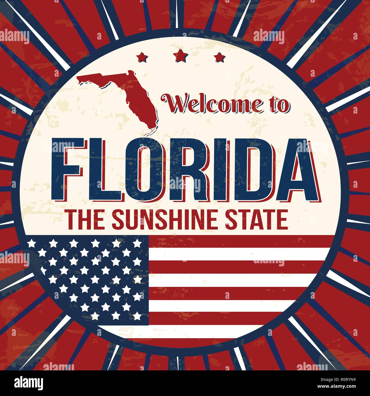 Welcome florida sign sunshine state hi-res stock photography and images ...