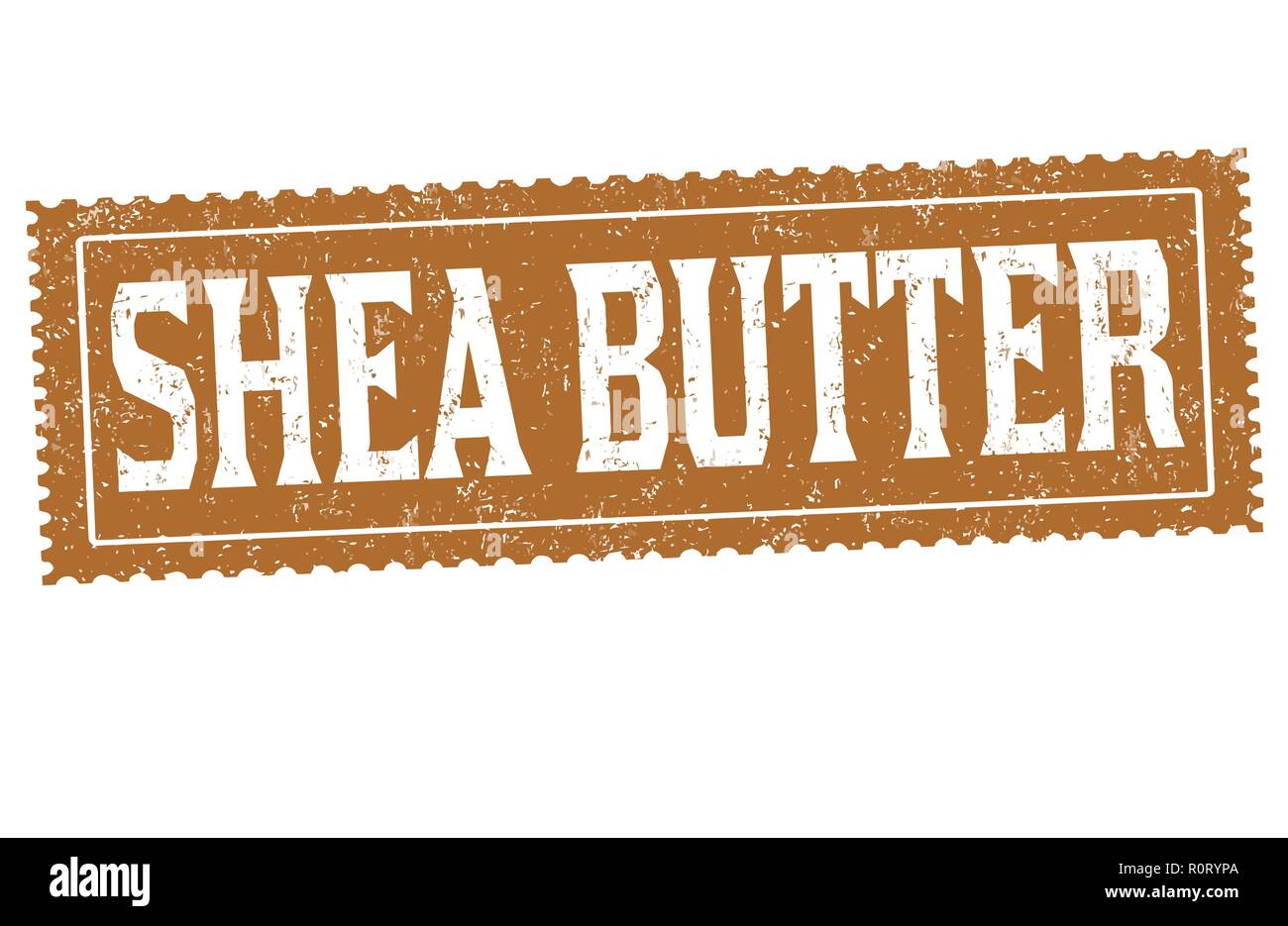 Shea butter sign or stamp on white background, vector illustration ...