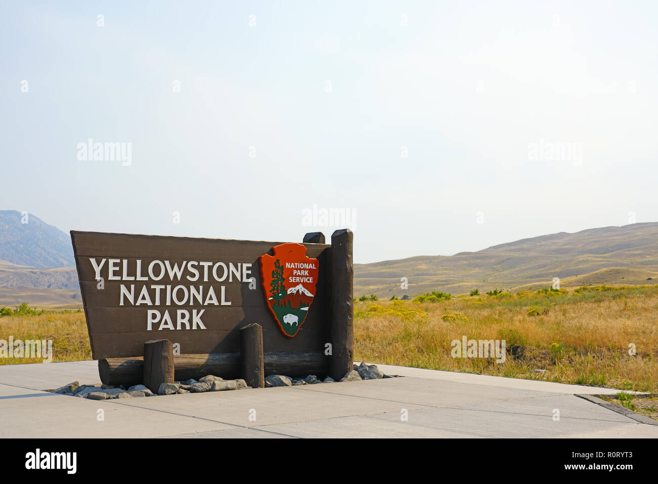 West entrance yellowstone hi-res stock photography and images - Alamy