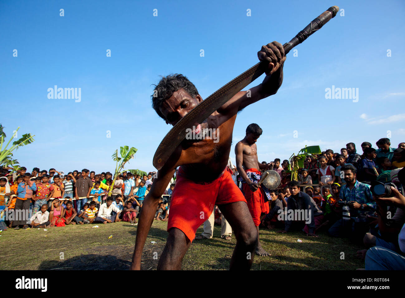 Traditional Charak Puja of the Hindu community celebrates with ...