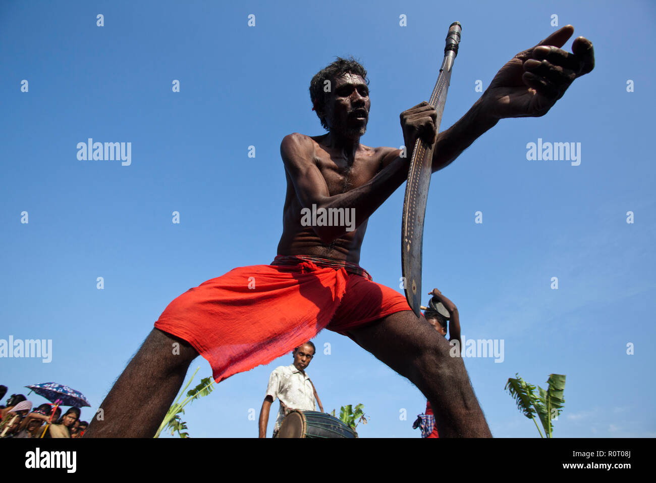 Traditional Charak Puja of the Hindu community celebrates with ...