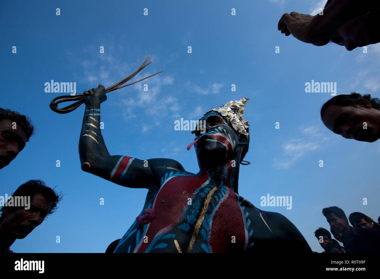 Traditional Charak Puja of the Hindu community celebrates with ...