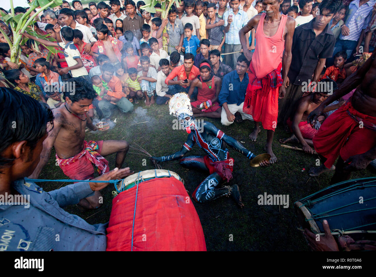 Traditional Charak Puja of the Hindu community celebrates with ...