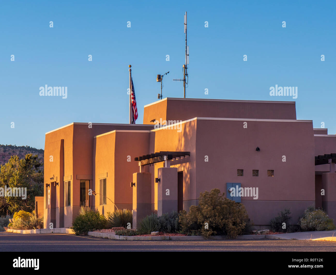 Visitor Center, Coral Pink Sand Dunes State Park, Kanab, Utah Stock ...