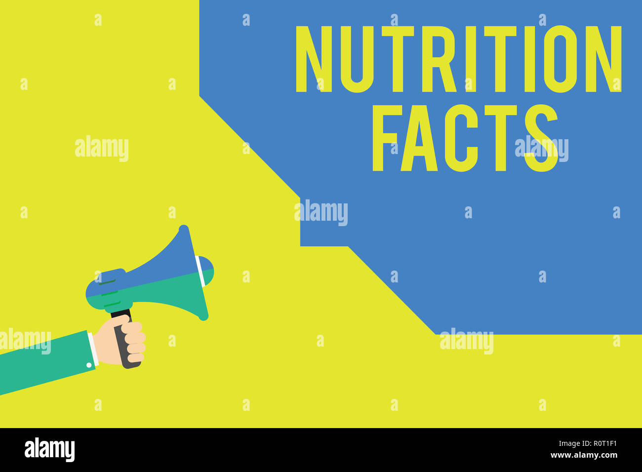 Word writing text Nutrition Facts. Business concept for Detailed ...