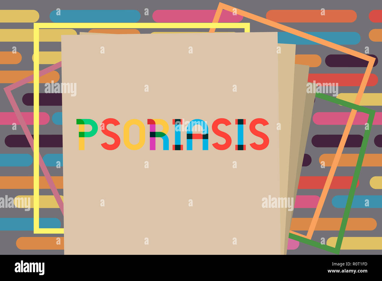 Text sign showing Psoriasis. Conceptual photo Common skin condition ...