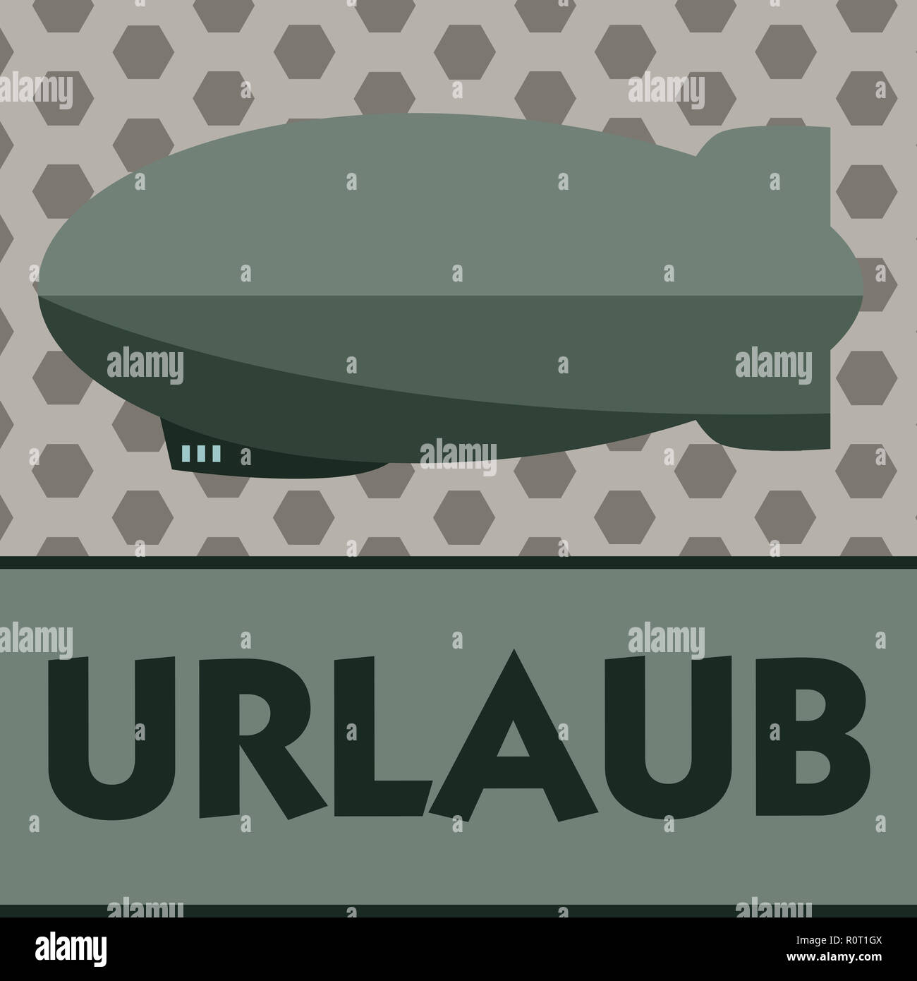 Word writing text Urlaub. Business concept for Leave of absence from ...