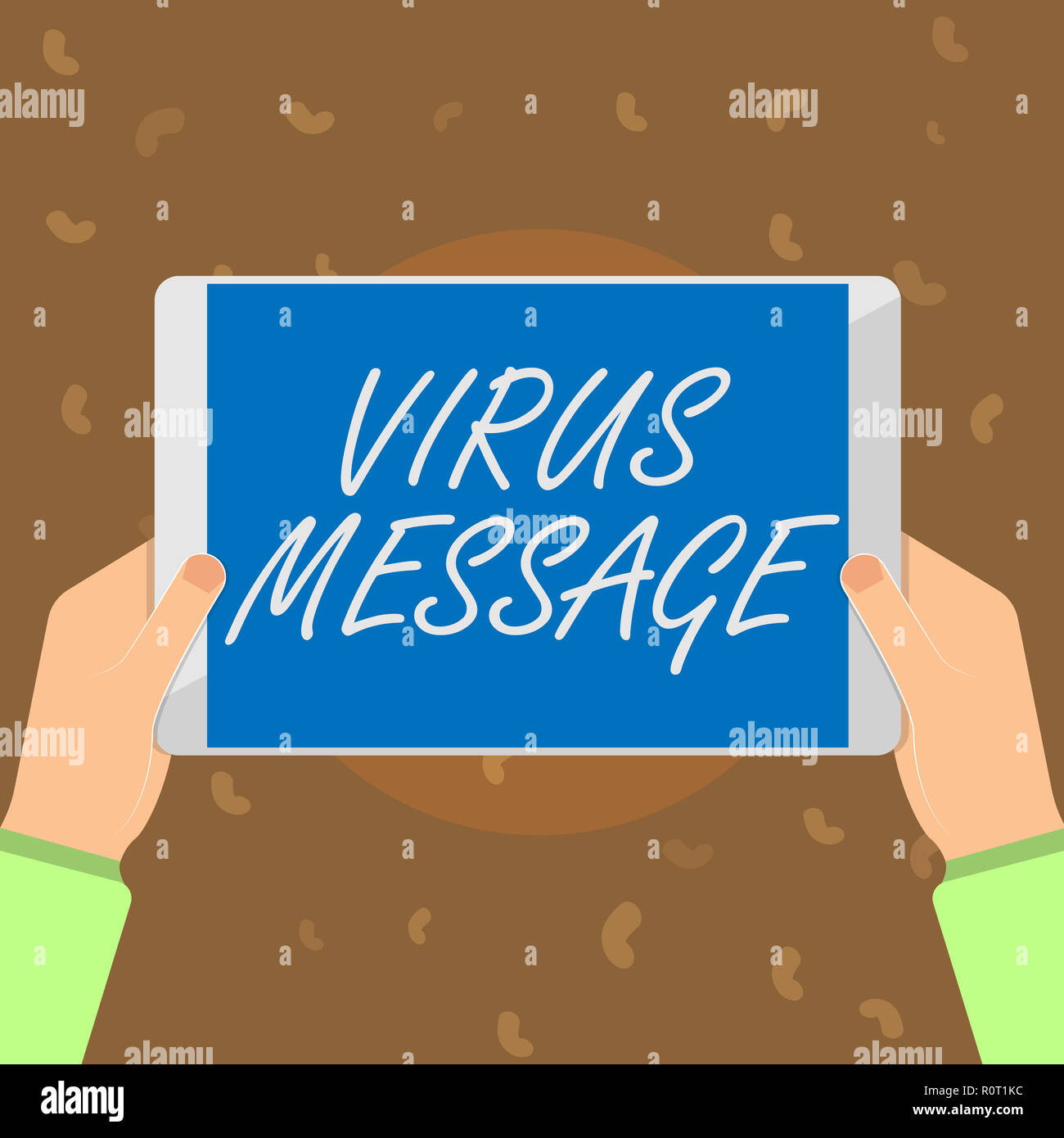 Conceptual hand writing showing Virus Message. Business photo text ...