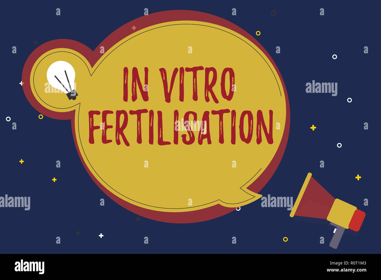 Word writing text In Vitro Fertilisation. Business concept for An egg ...