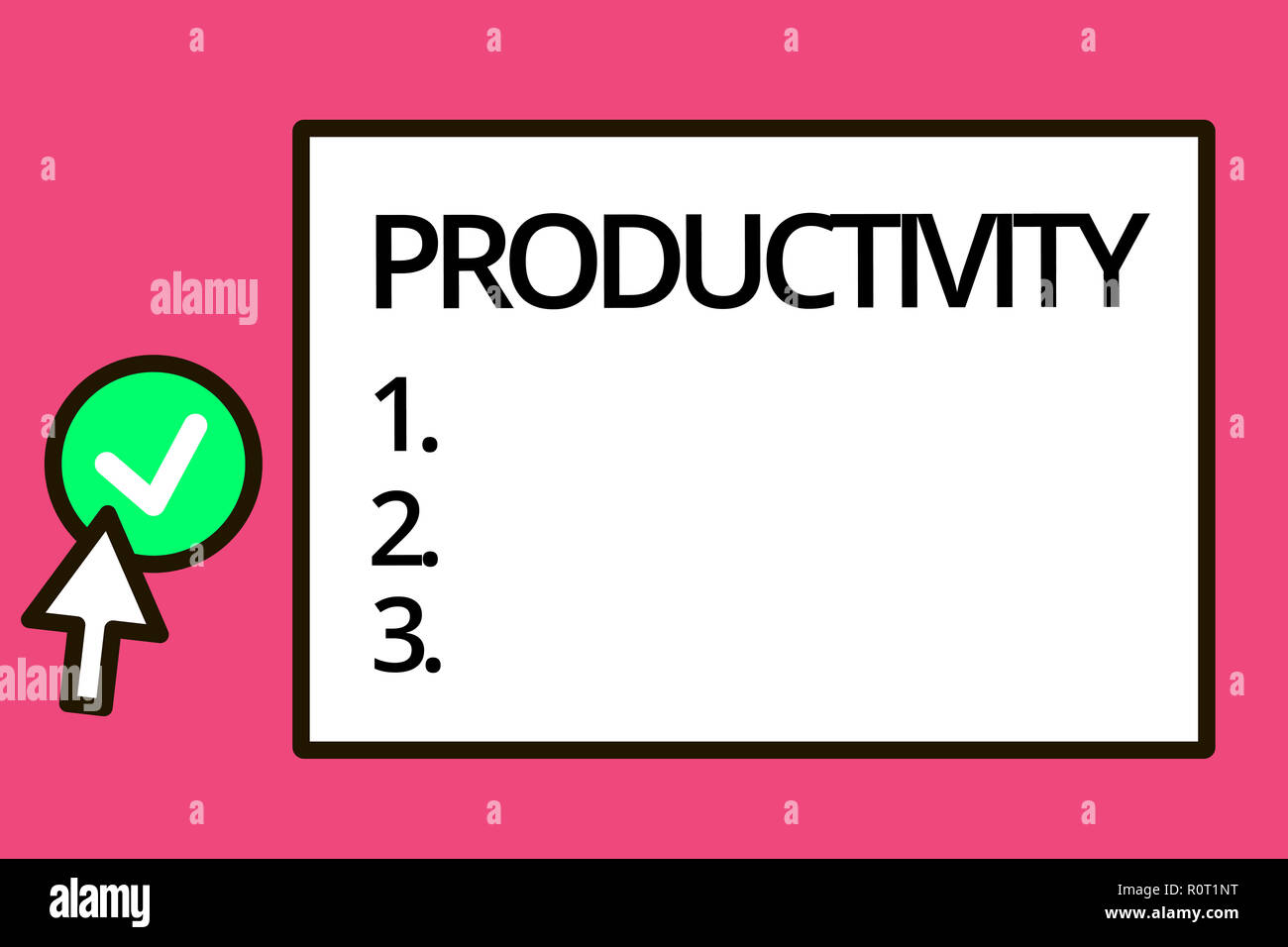 Conceptual hand writing showing Productivity. Business photo text State ...