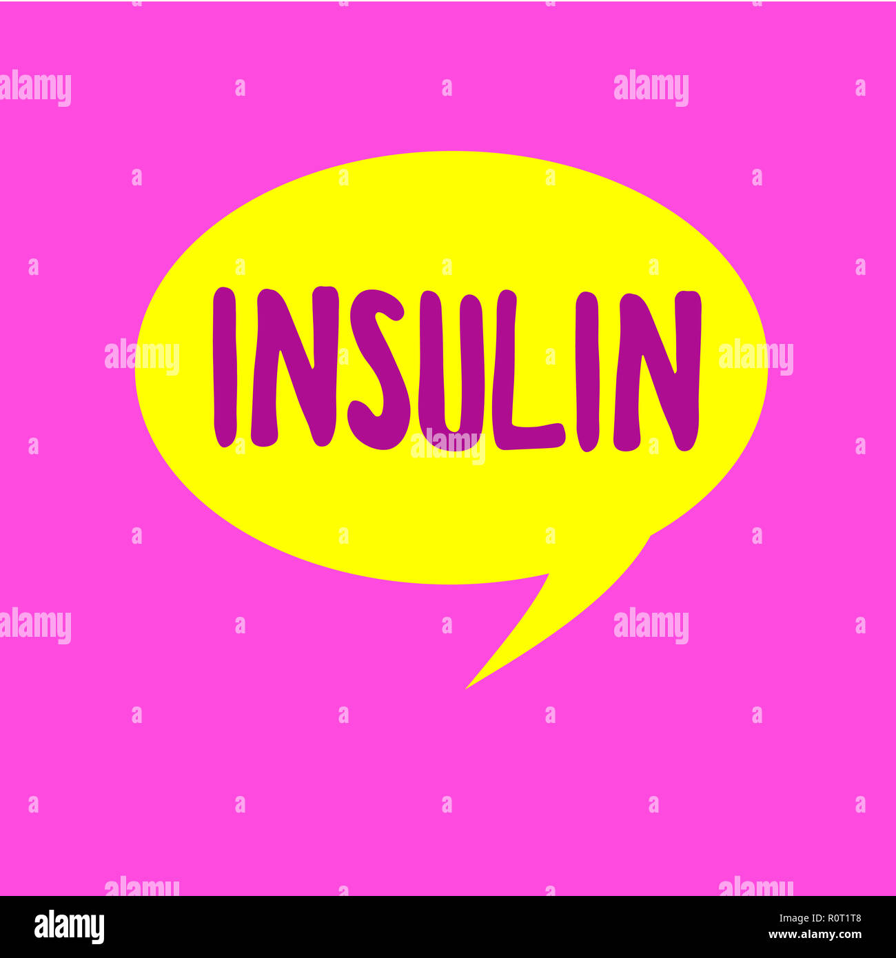Writing note showing Insulin. Business photo showcasing Protein ...