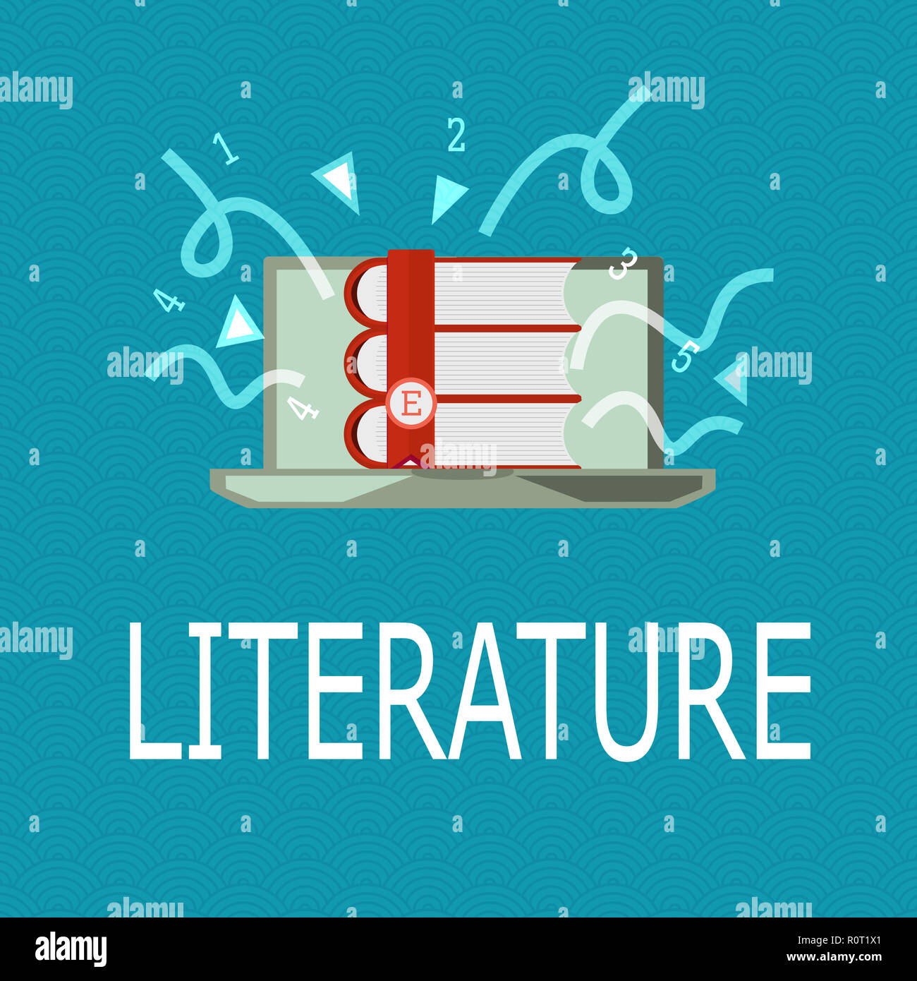 Conceptual hand writing showing Literature. Business photo showcasing ...